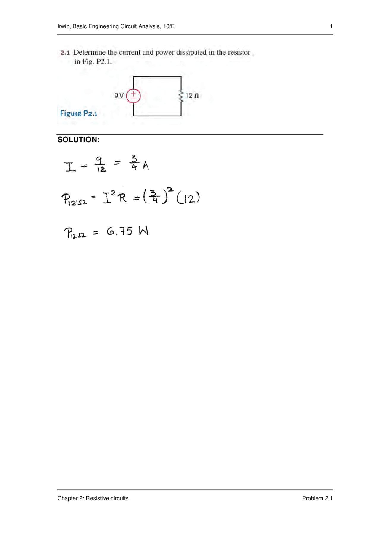 Linear Circuit Docsity