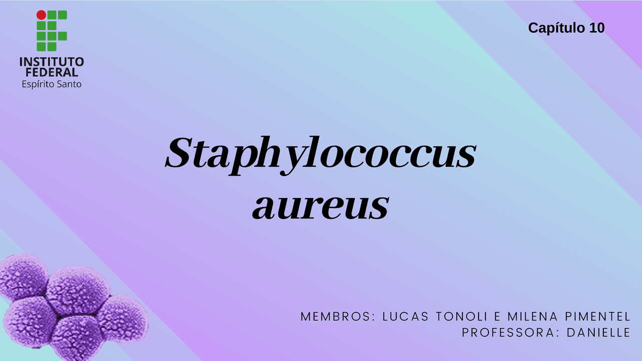 Staphylococcus aureus | Manuais, Projetos, Pesquisas Microbiologia | Docsity