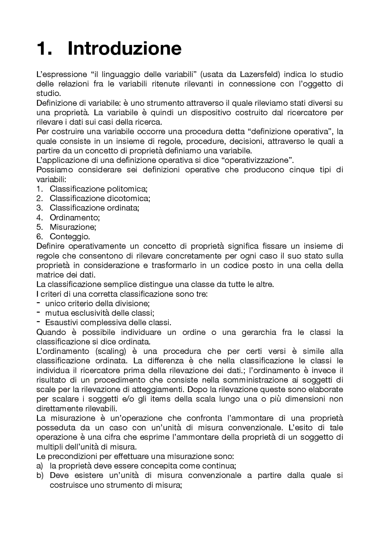 Dalla Matrice Dei Dati Allanalisi Trivariata Docsity