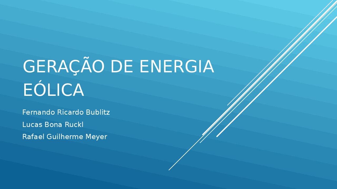 Energia EÓlica ApresentaÇÃo Slides Docsity
