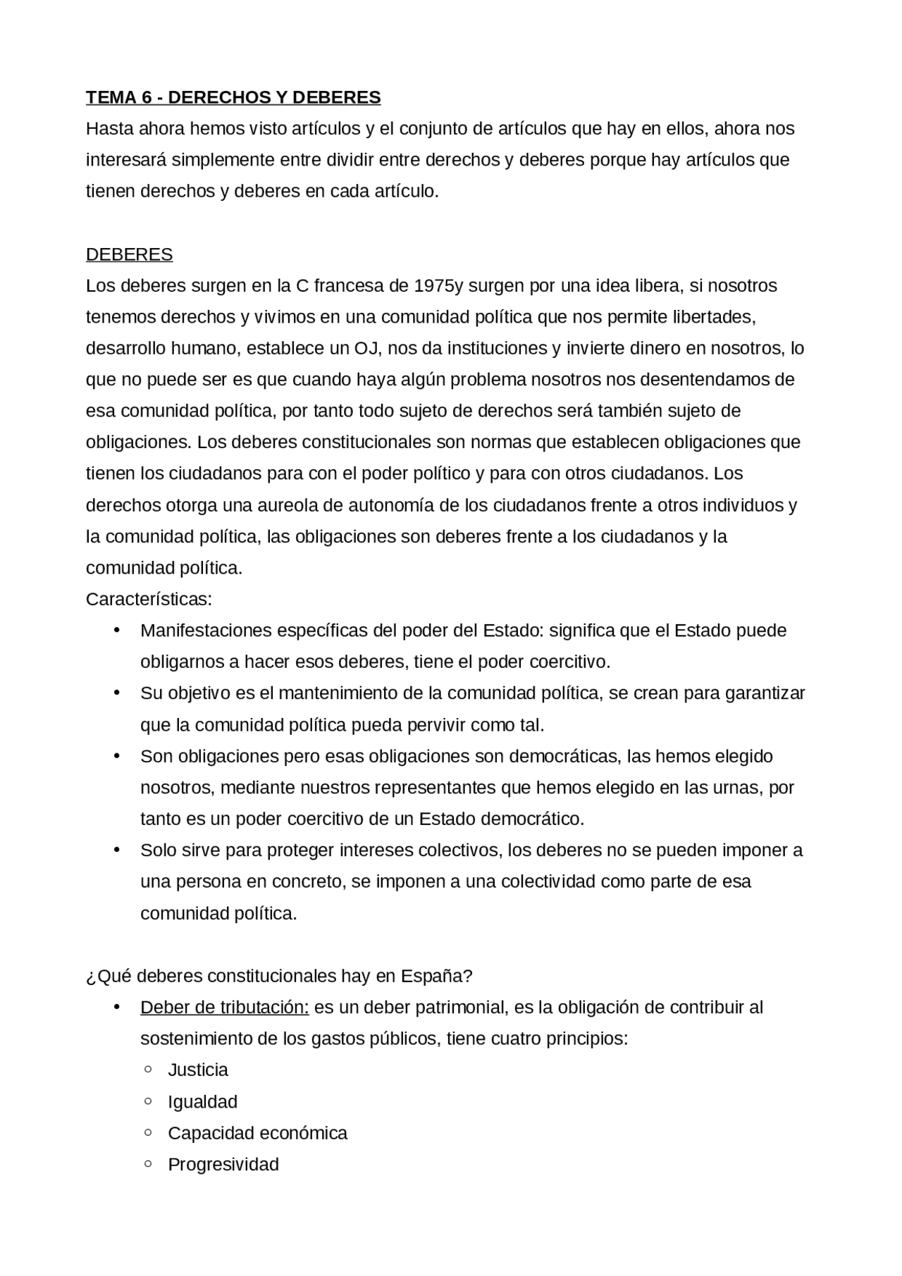 Derecho Constitucional Docsity