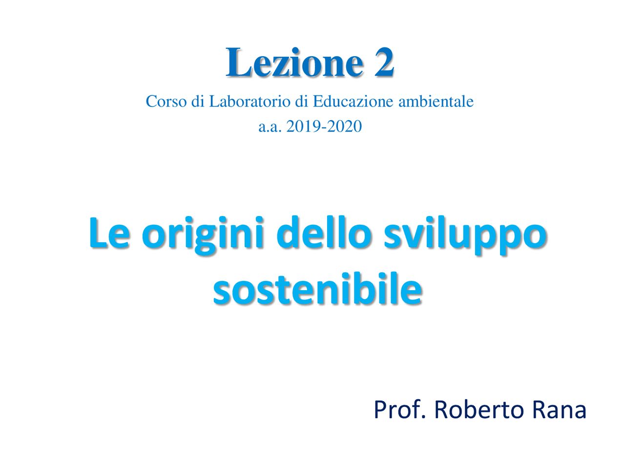 Educazione Ambientale Slide Di Scienze Ambientali Docsity