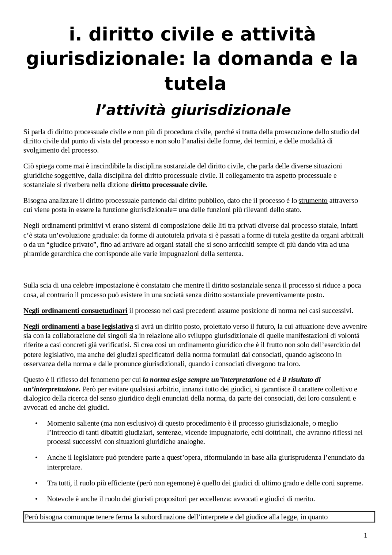 Riassunti Di Diritto Processuale Civile Docsity