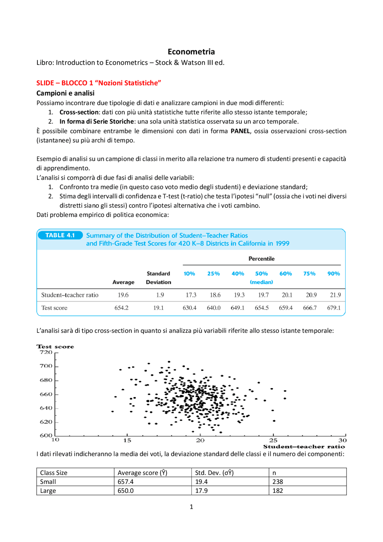 Lezioni Di Econometria Ed Esercitazioni Su R Docsity