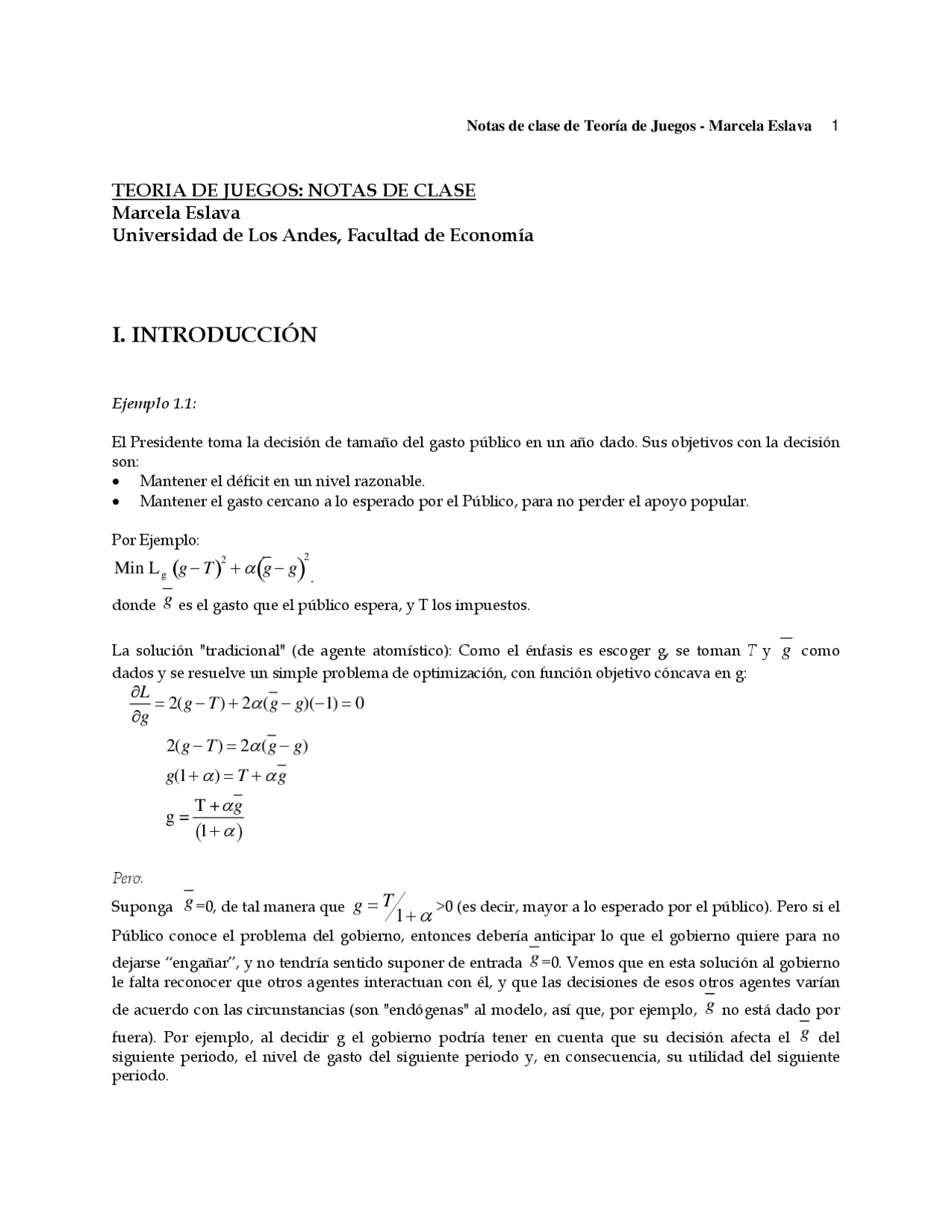 Microeconomia TeorÍa De Juegos Apuntes De Microeconomía Docsity
