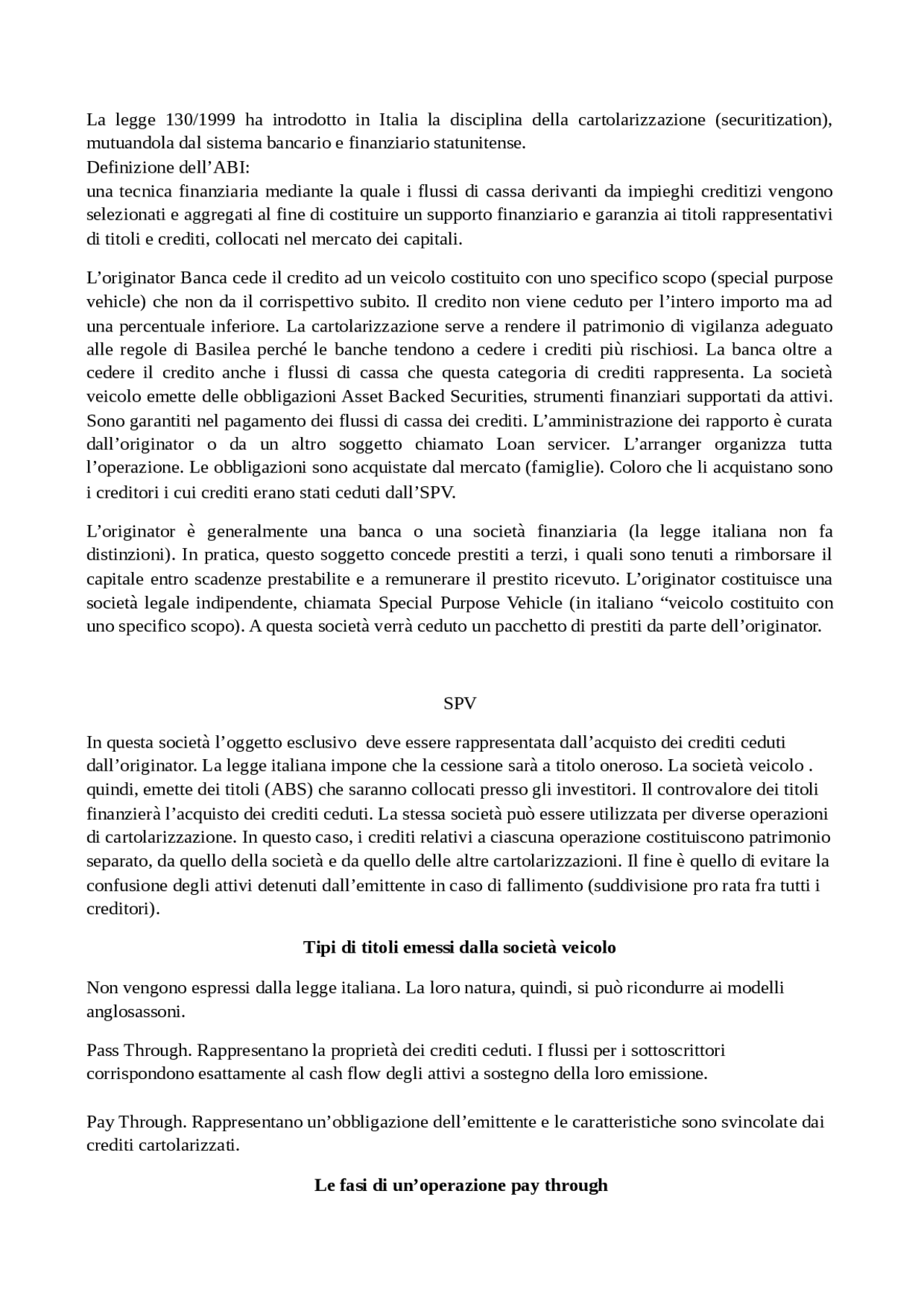Economia Degli Intermediari Finanziari Docsity