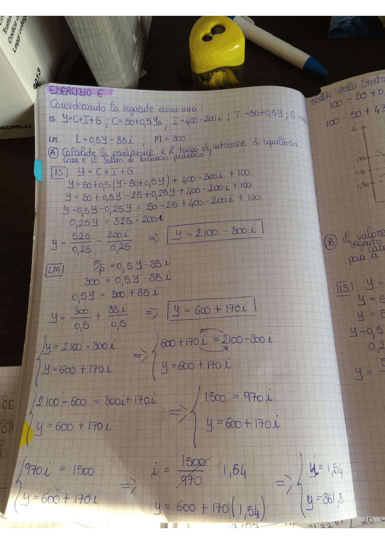 Esercizi Di Macroeconomia Docsity