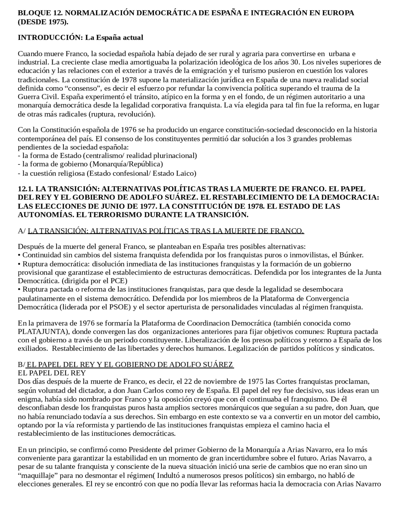 Apuntes Historia De España Docsity
