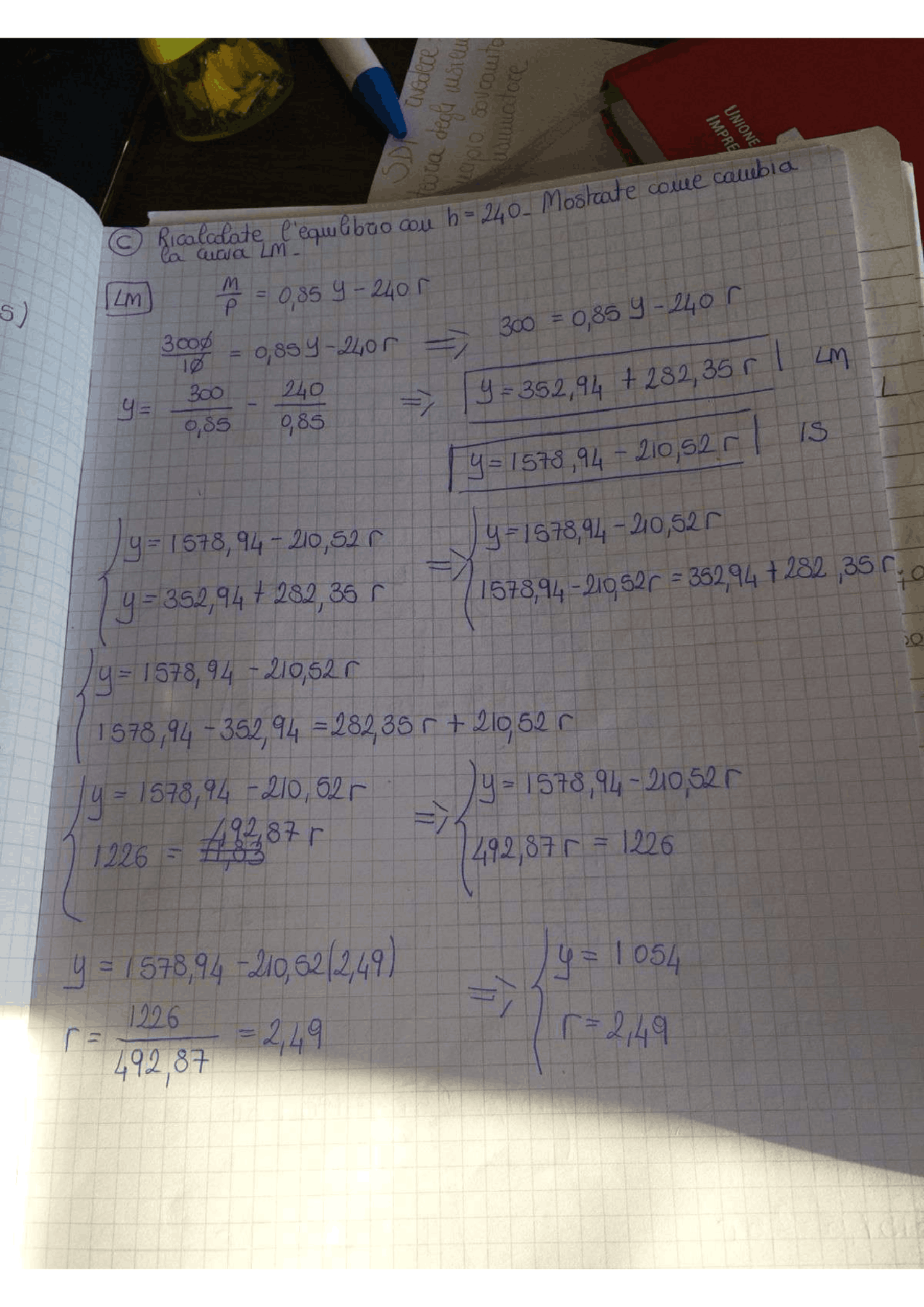 Esercizi Di Macroeconomia Docsity