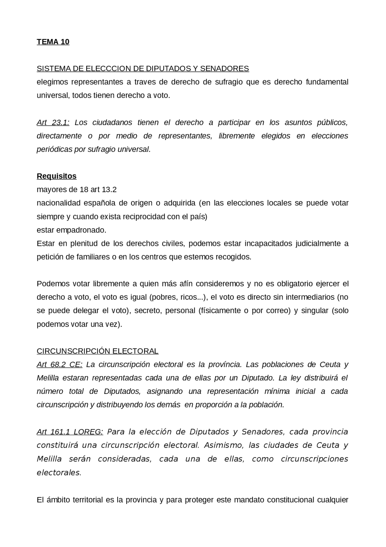 Derecho Constitucional Docsity