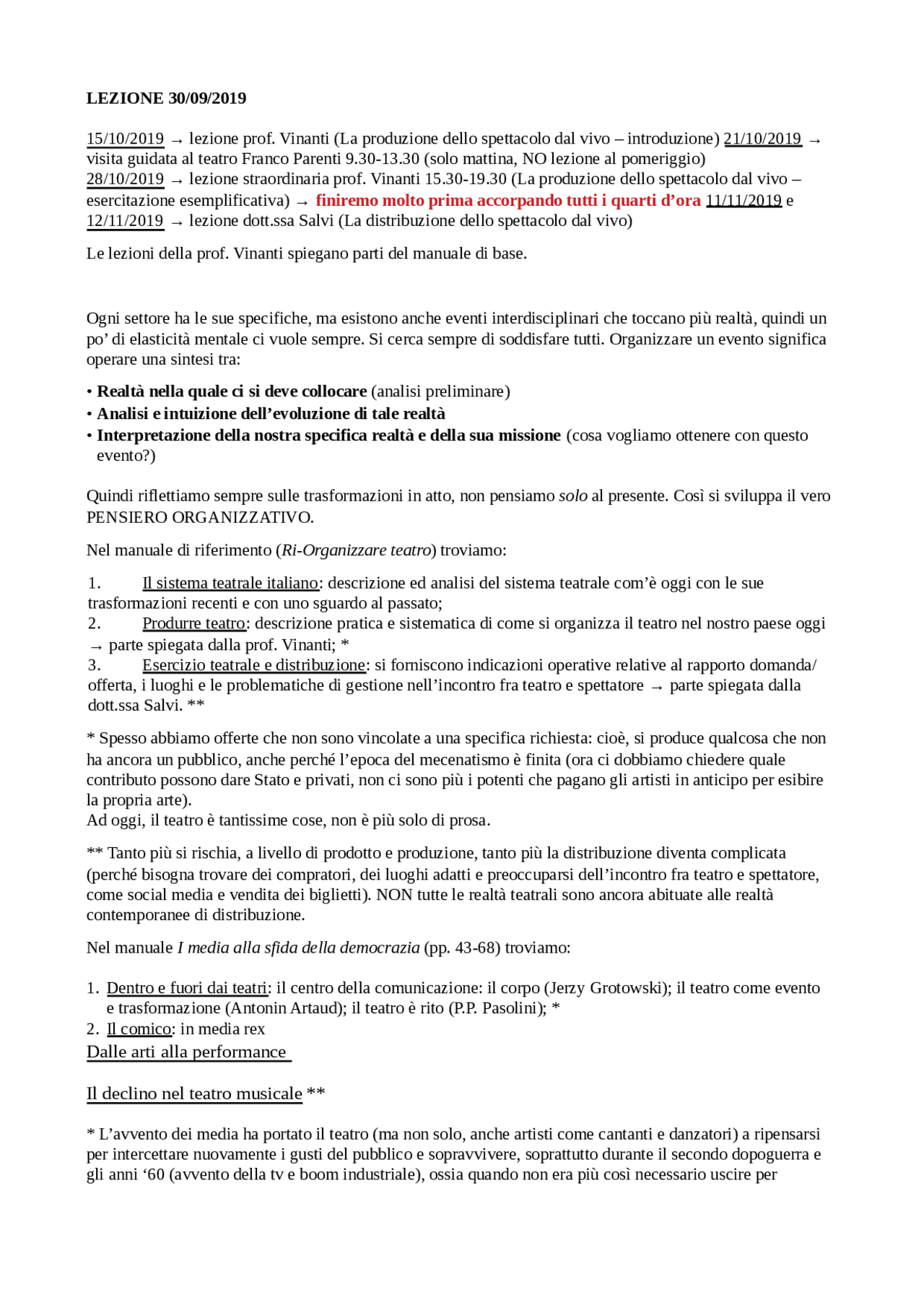 Appunti Lezioni Integrati Con Le Slide Del Corso Docsity