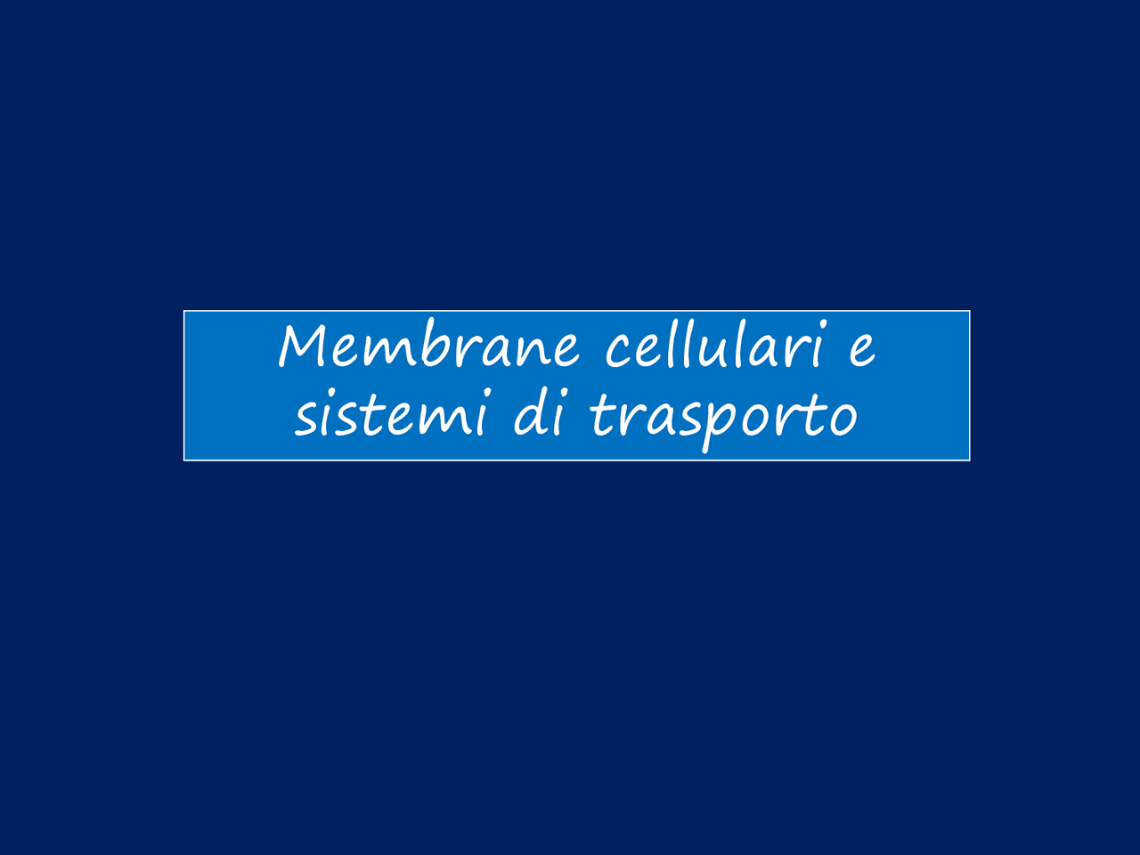 Slides Di Biochimica Docsity