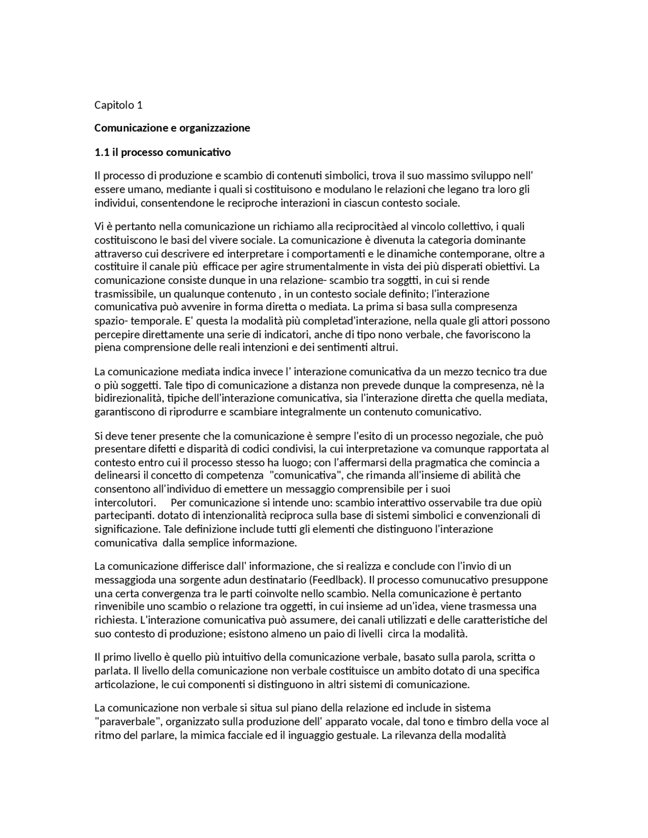 Comunicazione Delle Organizzazioni Docsity
