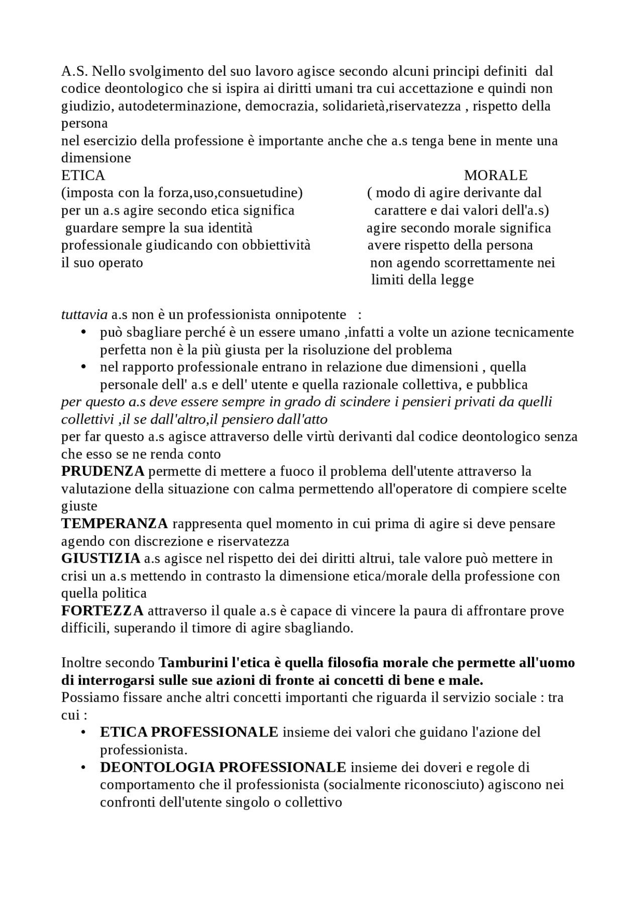 Principi E Fondamenti Del Servizio Sociale Docsity