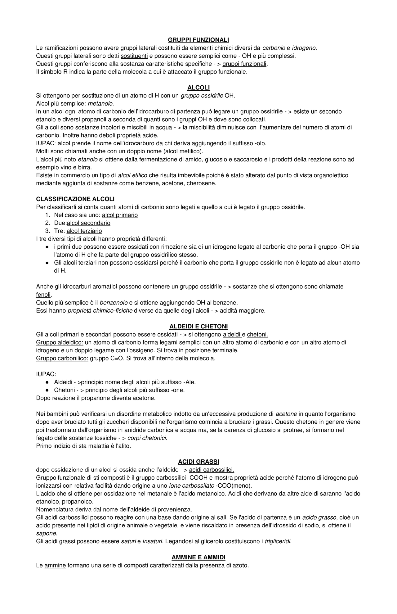 Riassunti Di Chimica Docsity