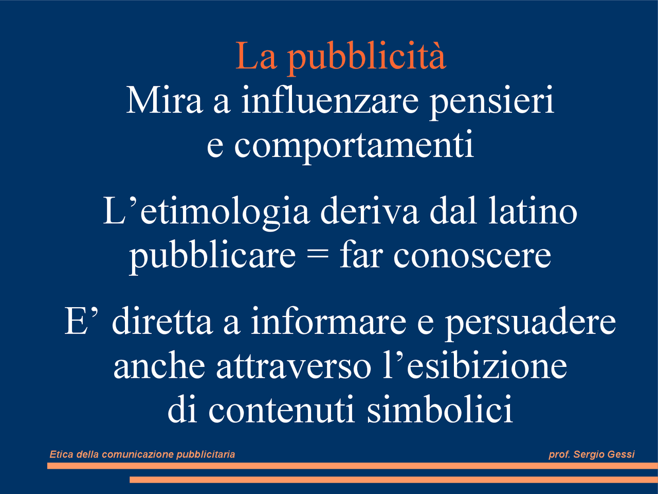 Slide Etica Della Comunicazione Docsity