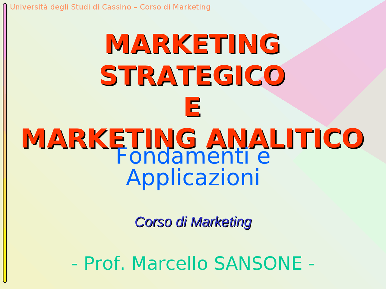 Marketing Strategico Docsity