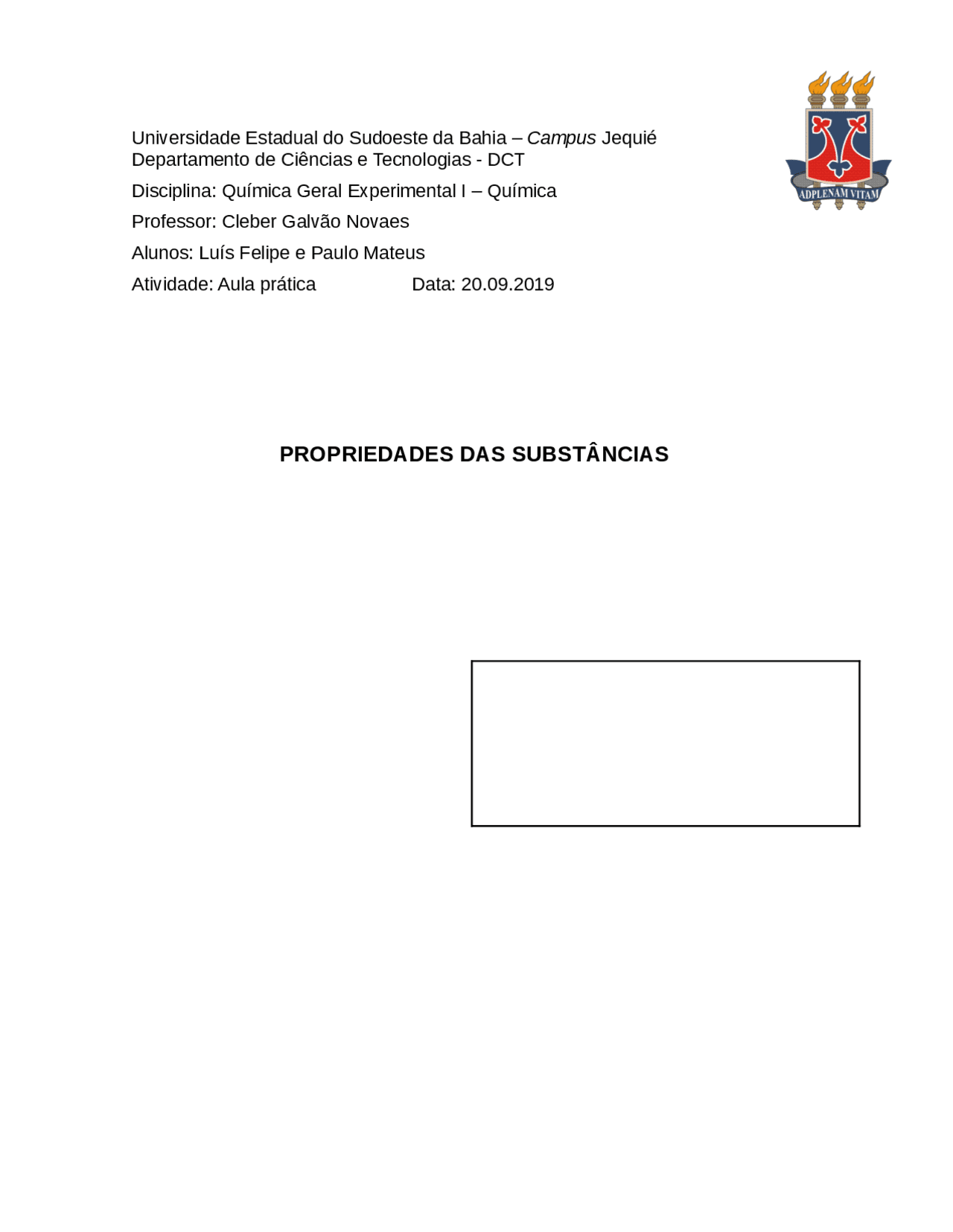 Propriedades Das Substancias Docsity
