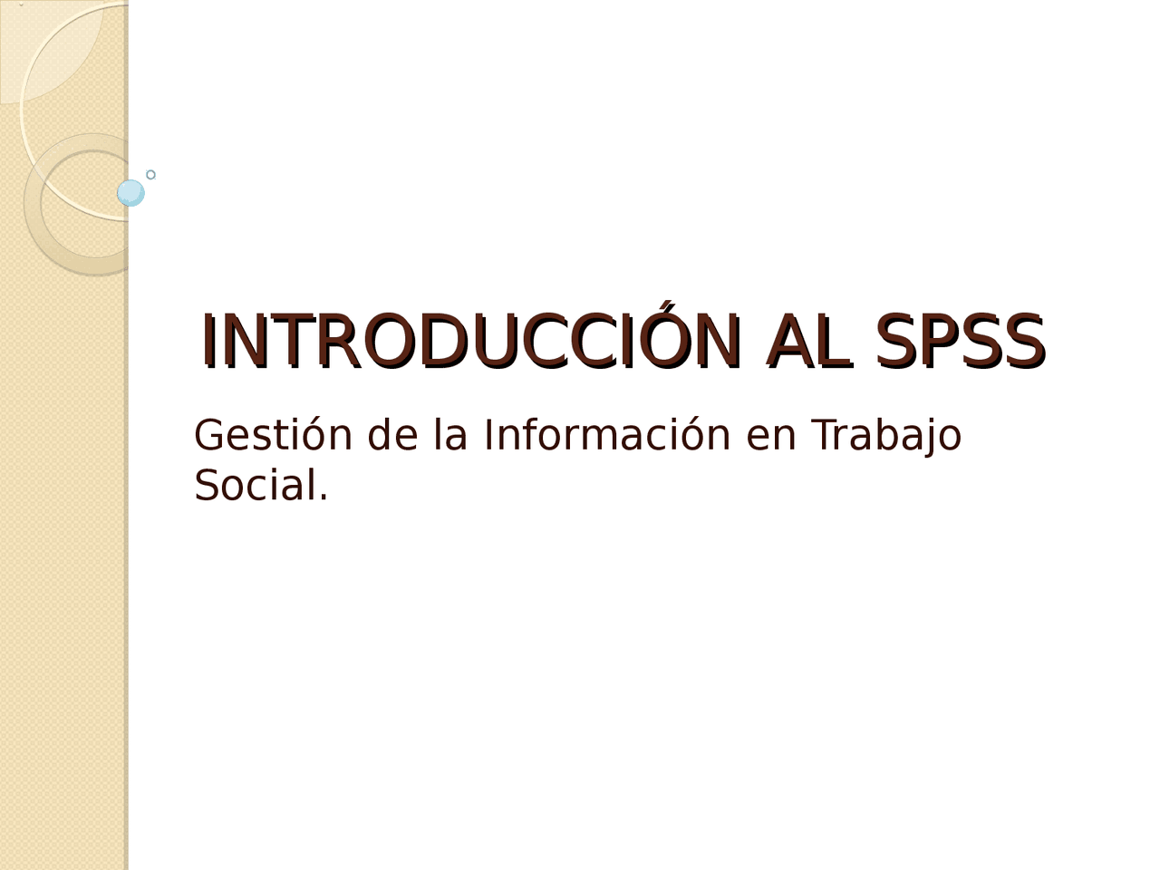 Tema 2 Spss Apuntes De Clase Docsity