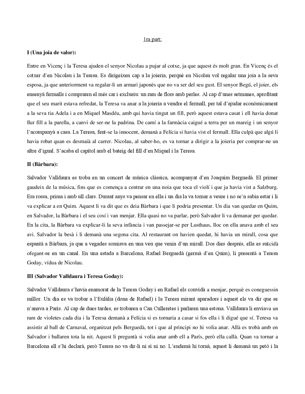 Resum Mirall Trencat Docsity