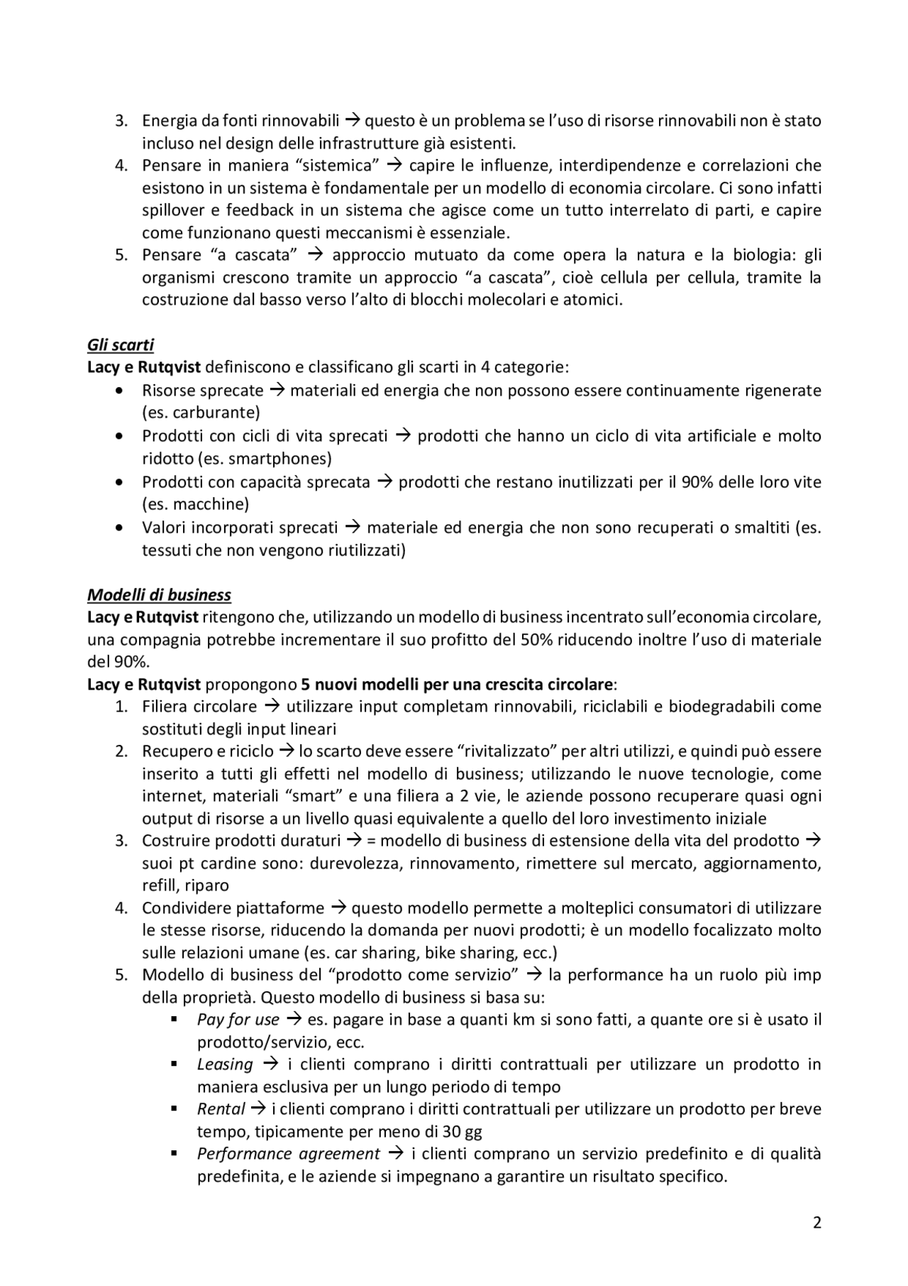 Riassunto COMPLETO Articoli per NON Frequentanti "Modelli e Processi di Management" - II modulo ...
