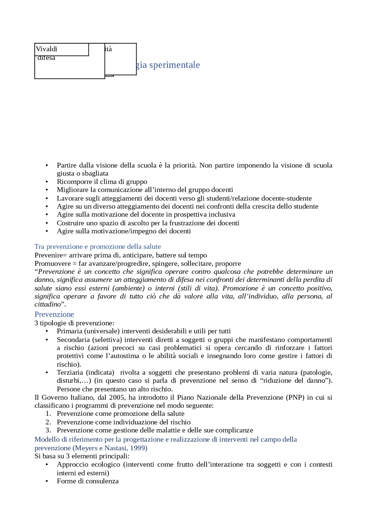 Appunti Pedagogia Sperimentale Unipd Docsity
