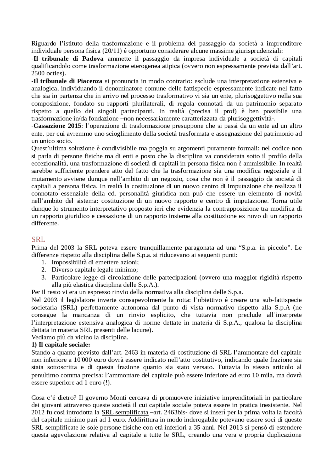 Appunti Commerciale Docsity