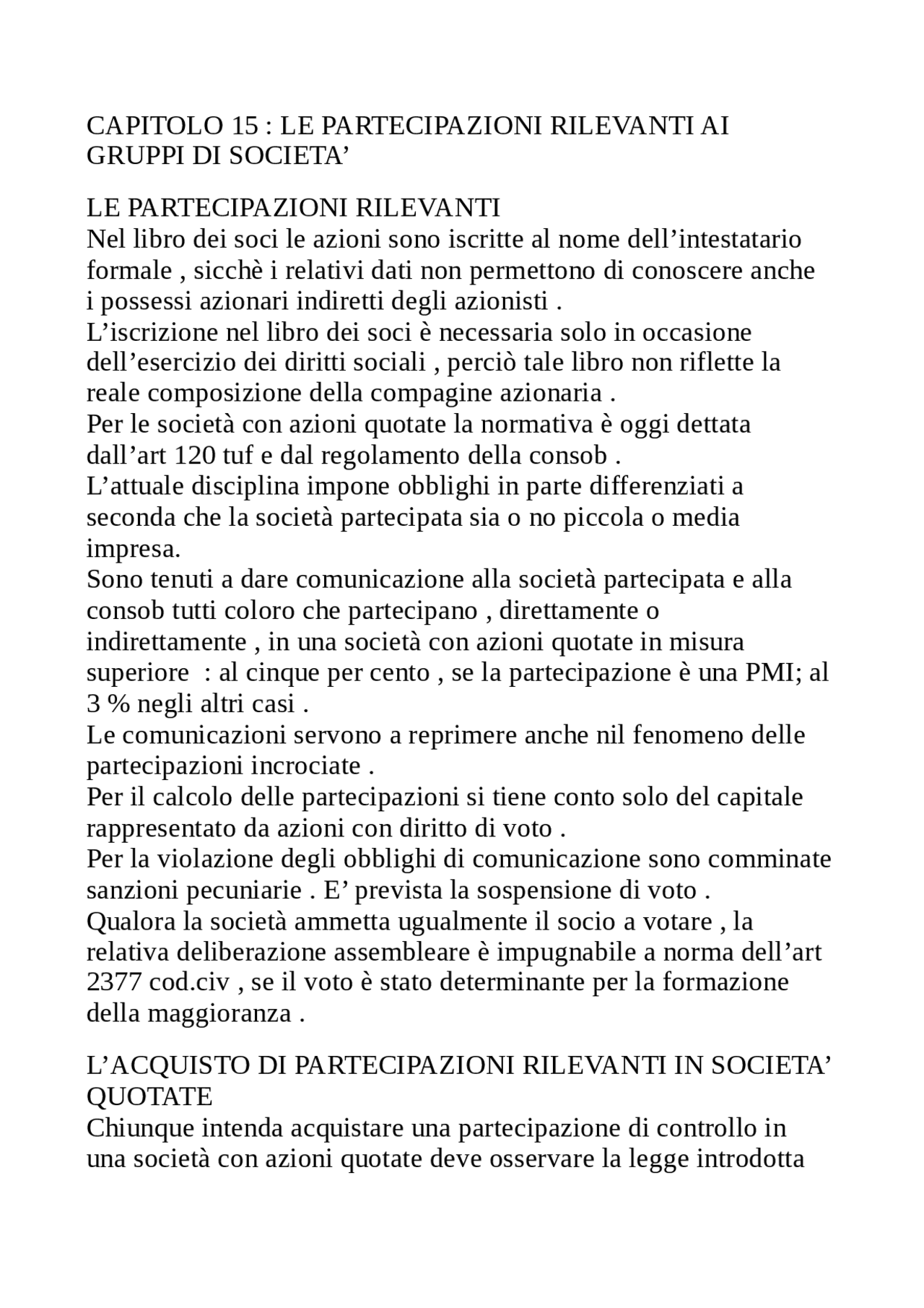 Riassunti Commerciale Docsity