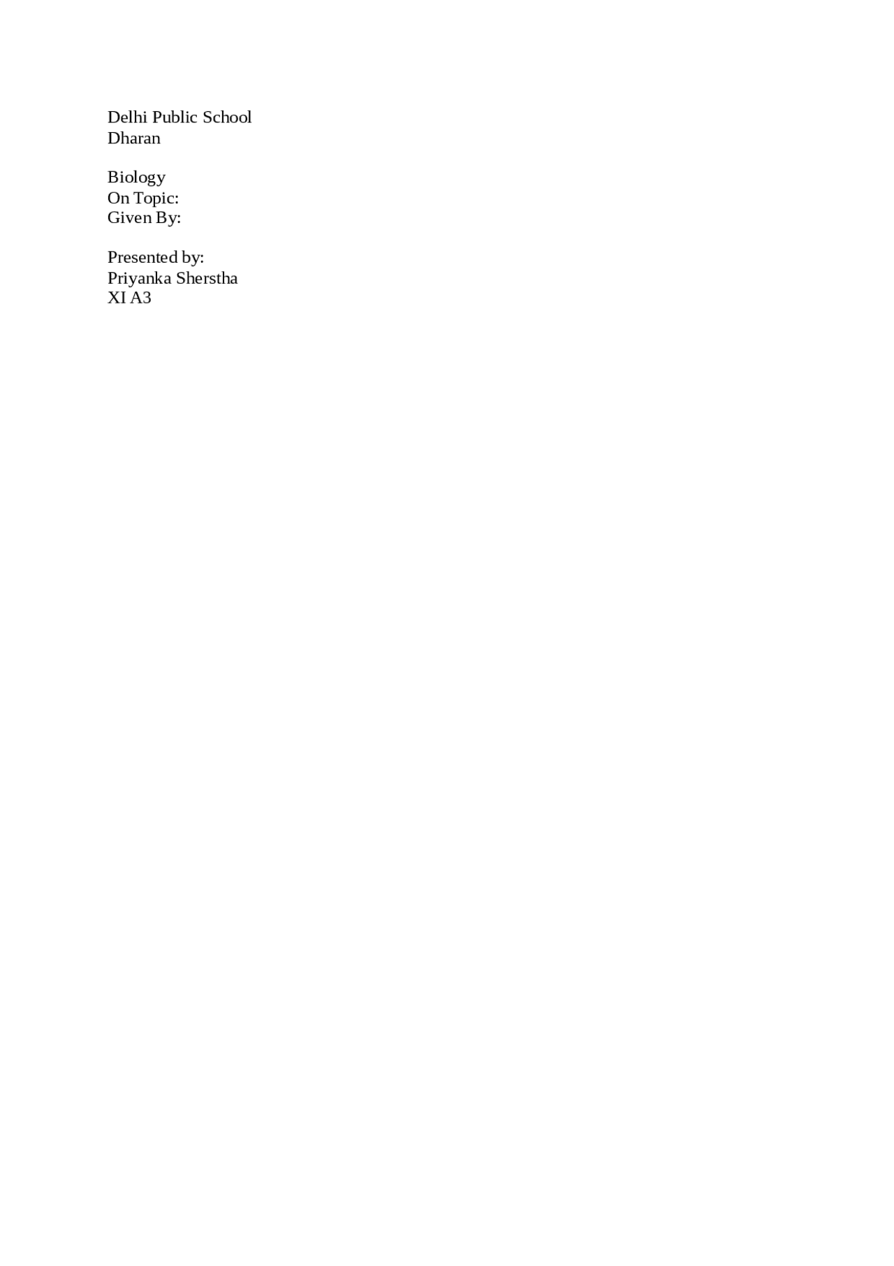Front page and underlined pages - Docsity