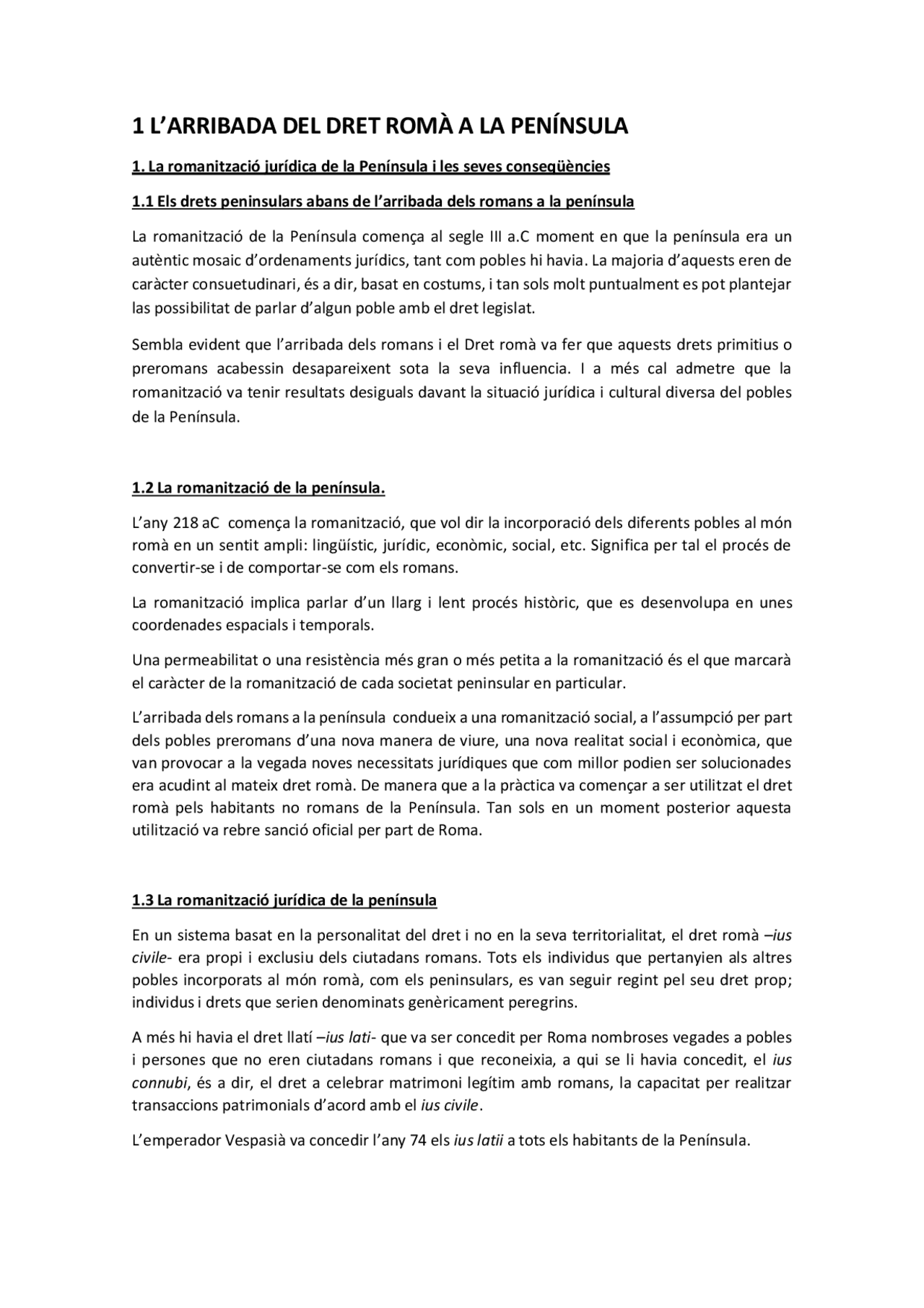 Història Del Dret Ub Docsity