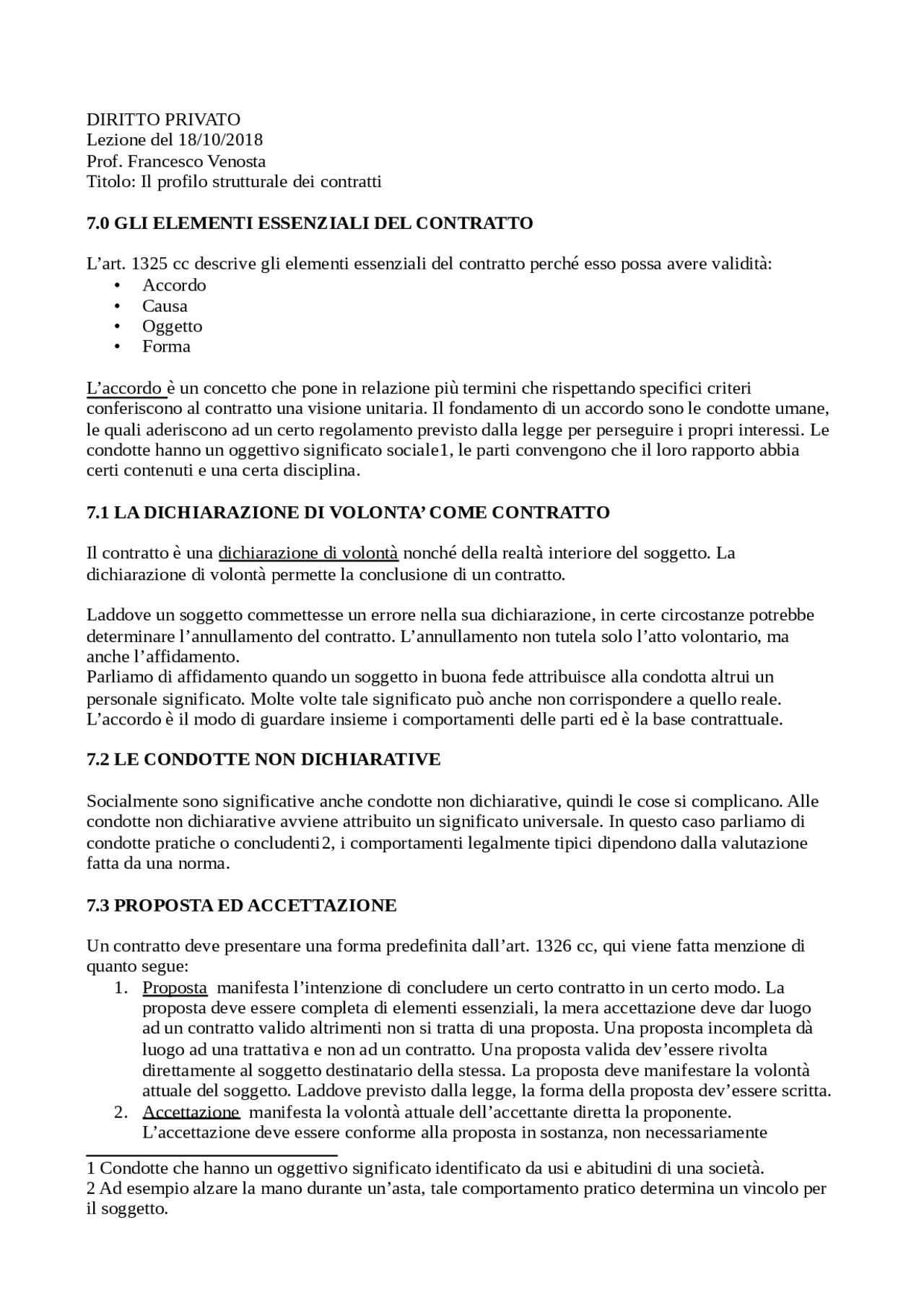 Appunti Diritto Privato Docsity