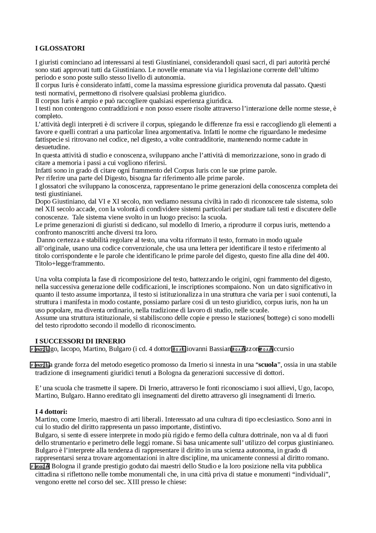 Diritto Medioevale E Moderno Docsity