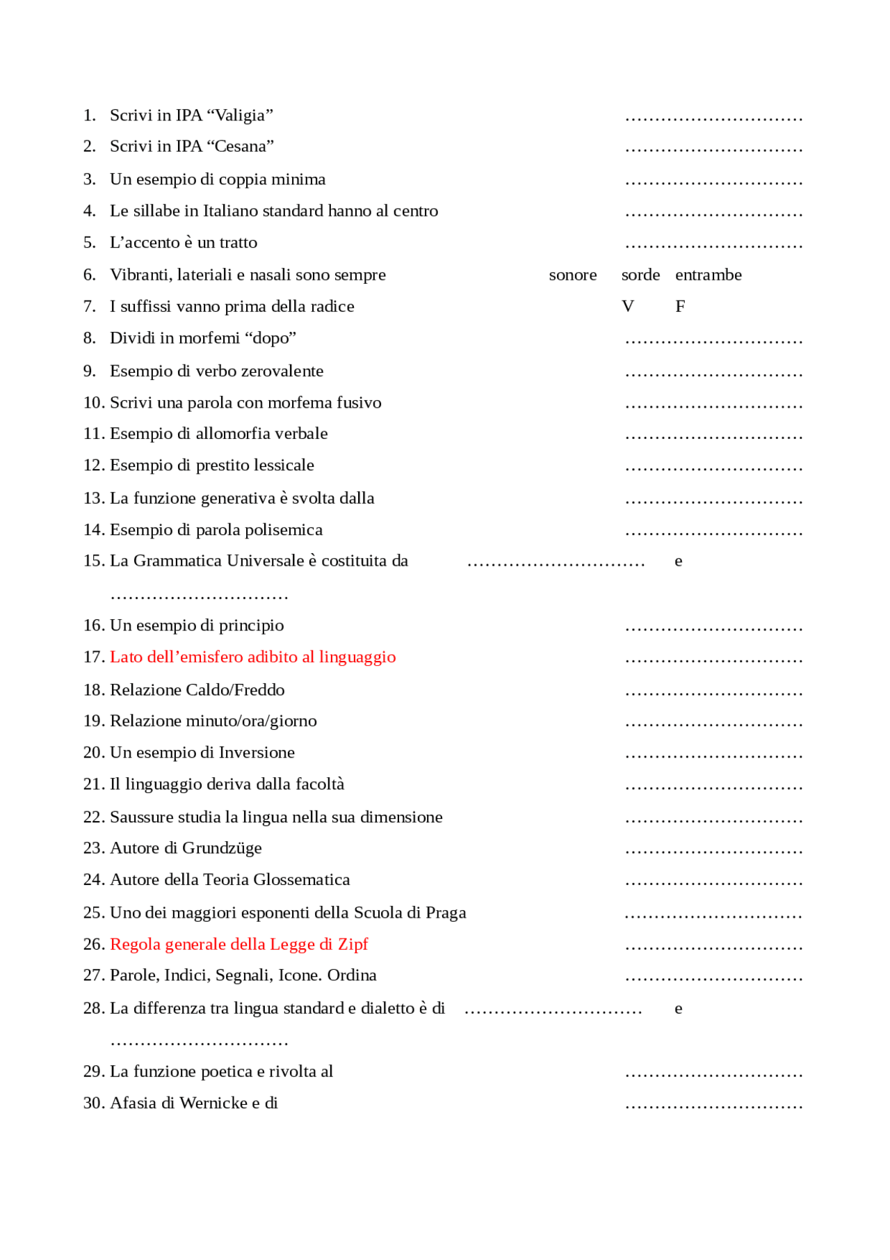 Esame Linguistica Generale E Applicata Docsity