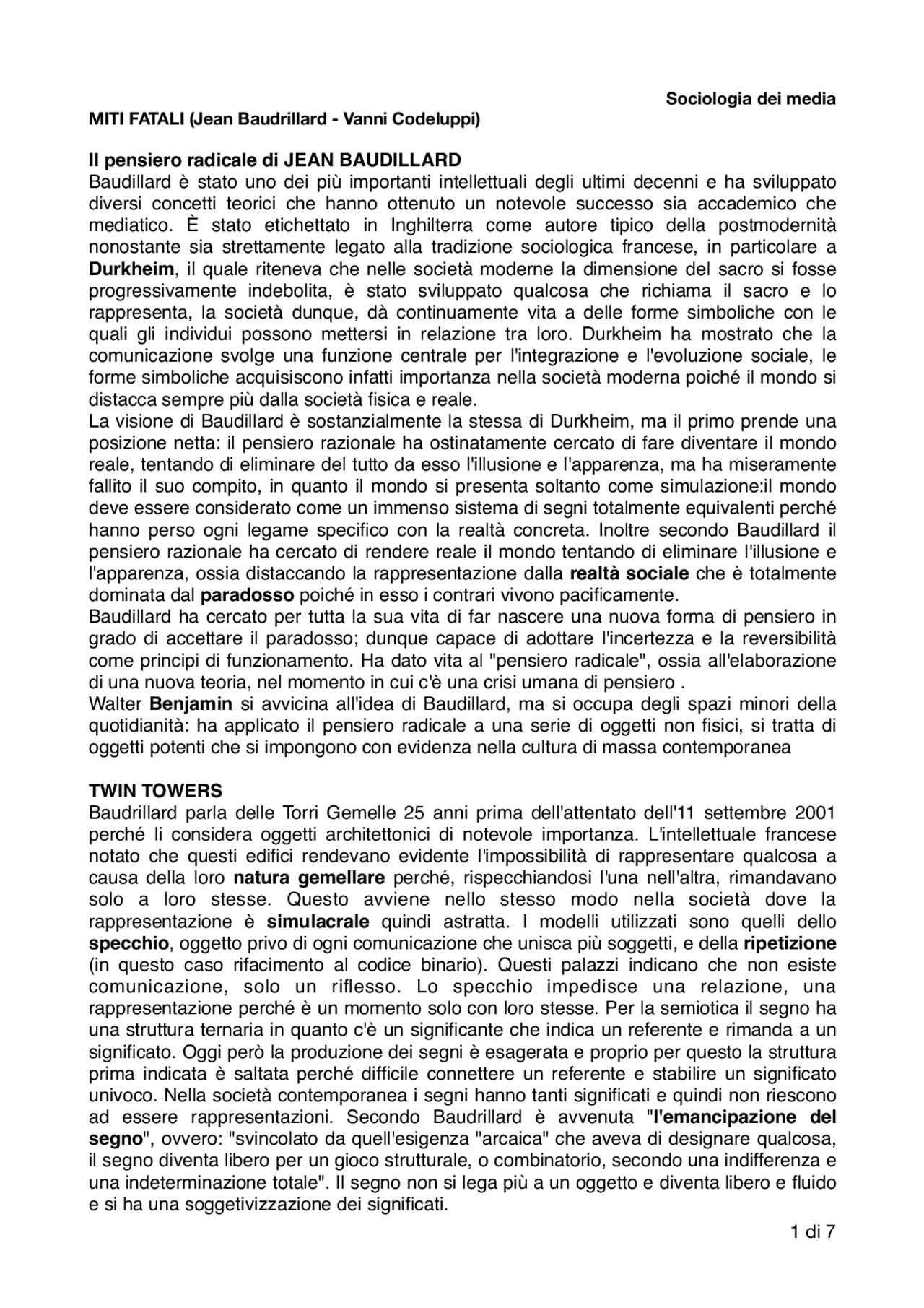 Miti Fatali Vanni Codeluppi Docsity