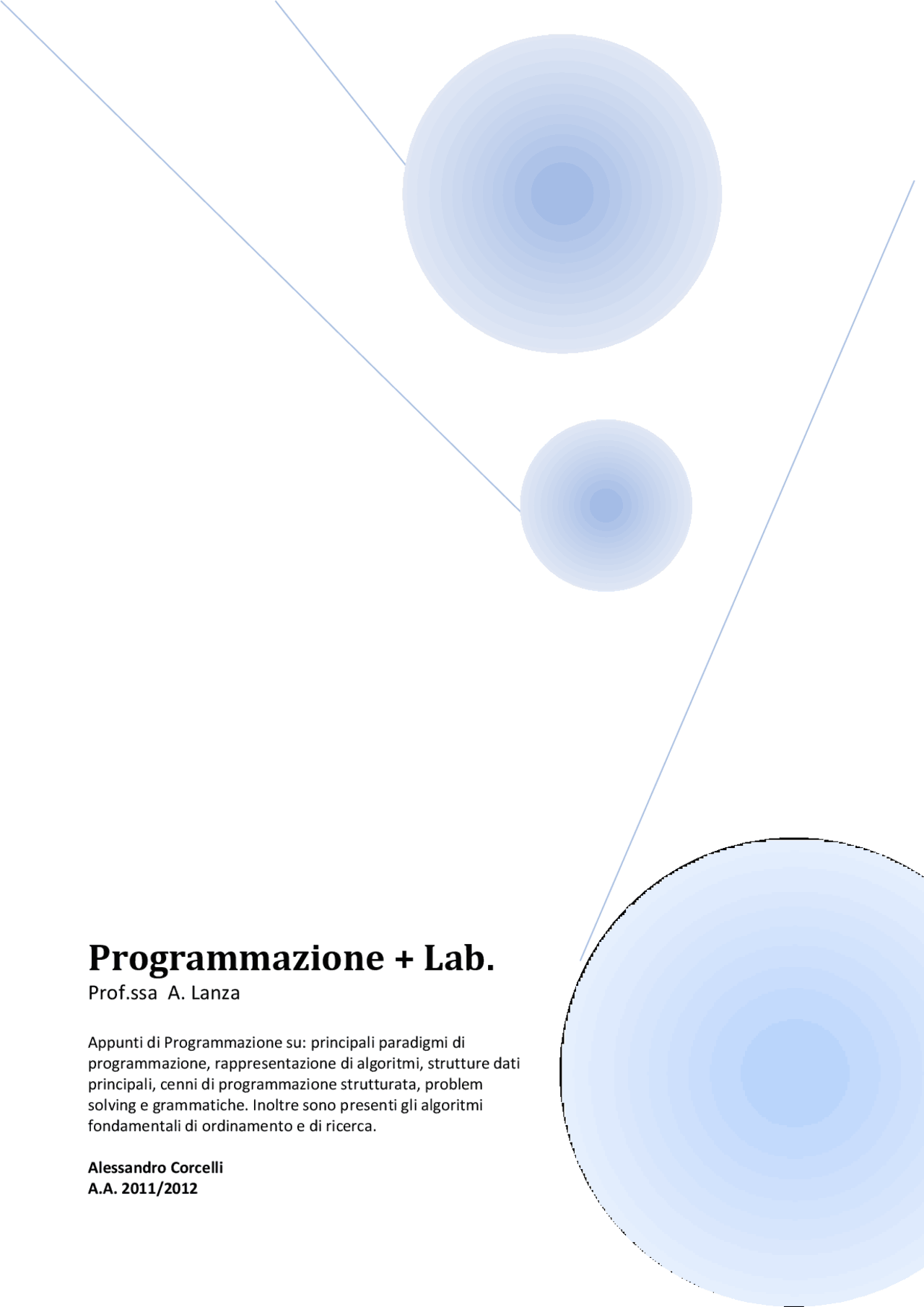 Appunti Di Programmazione Algoritmi E Strutture Dati Appunti Di