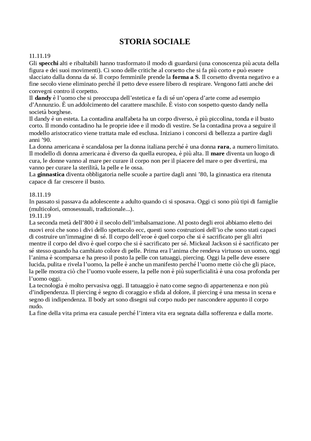 Storia Sociale Dino Mengozzi Docsity