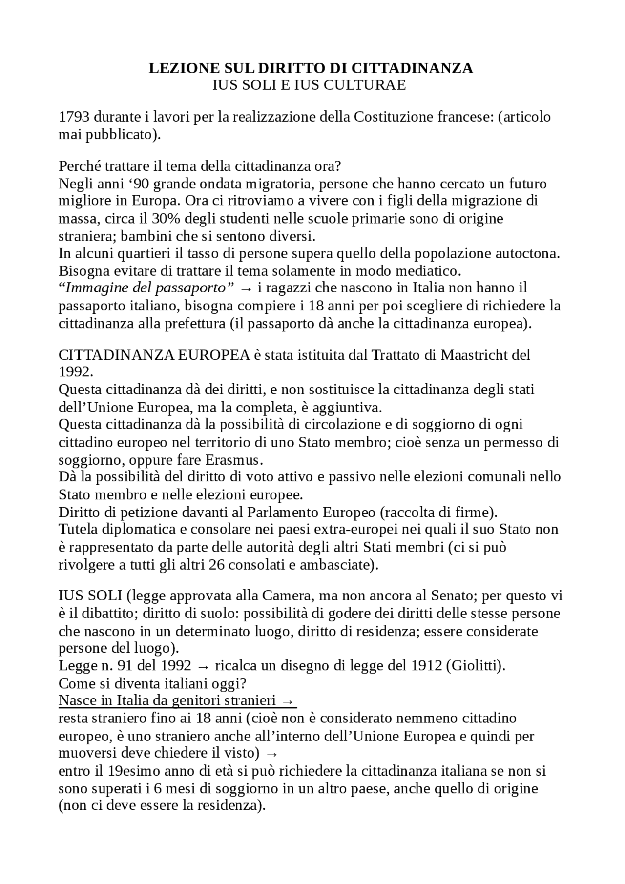 Appunti Pedagogia Interculturale Docsity