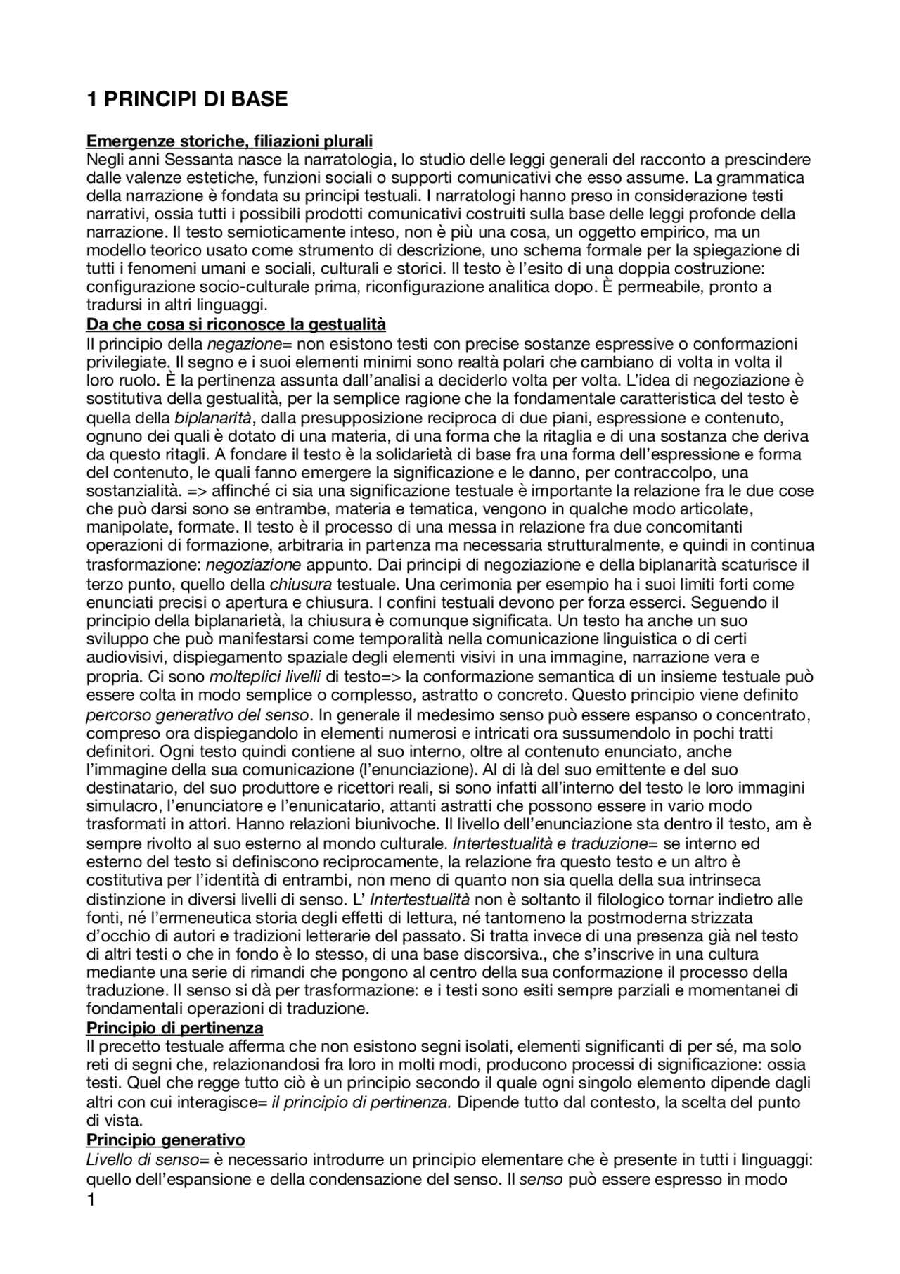 Introduzione Alla Semiotica Del Testo Gianfranco Marrone Docsity