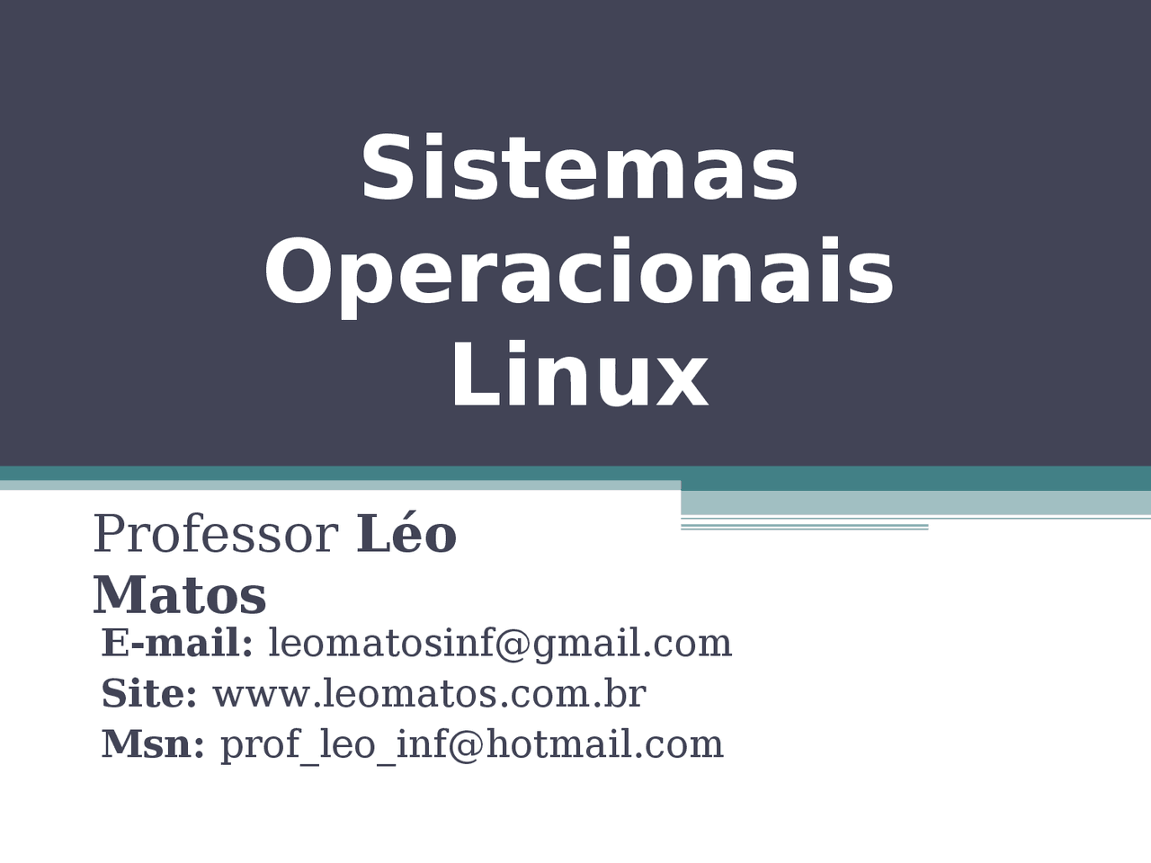 Sistemas Operacionais Slides Informática Docsity