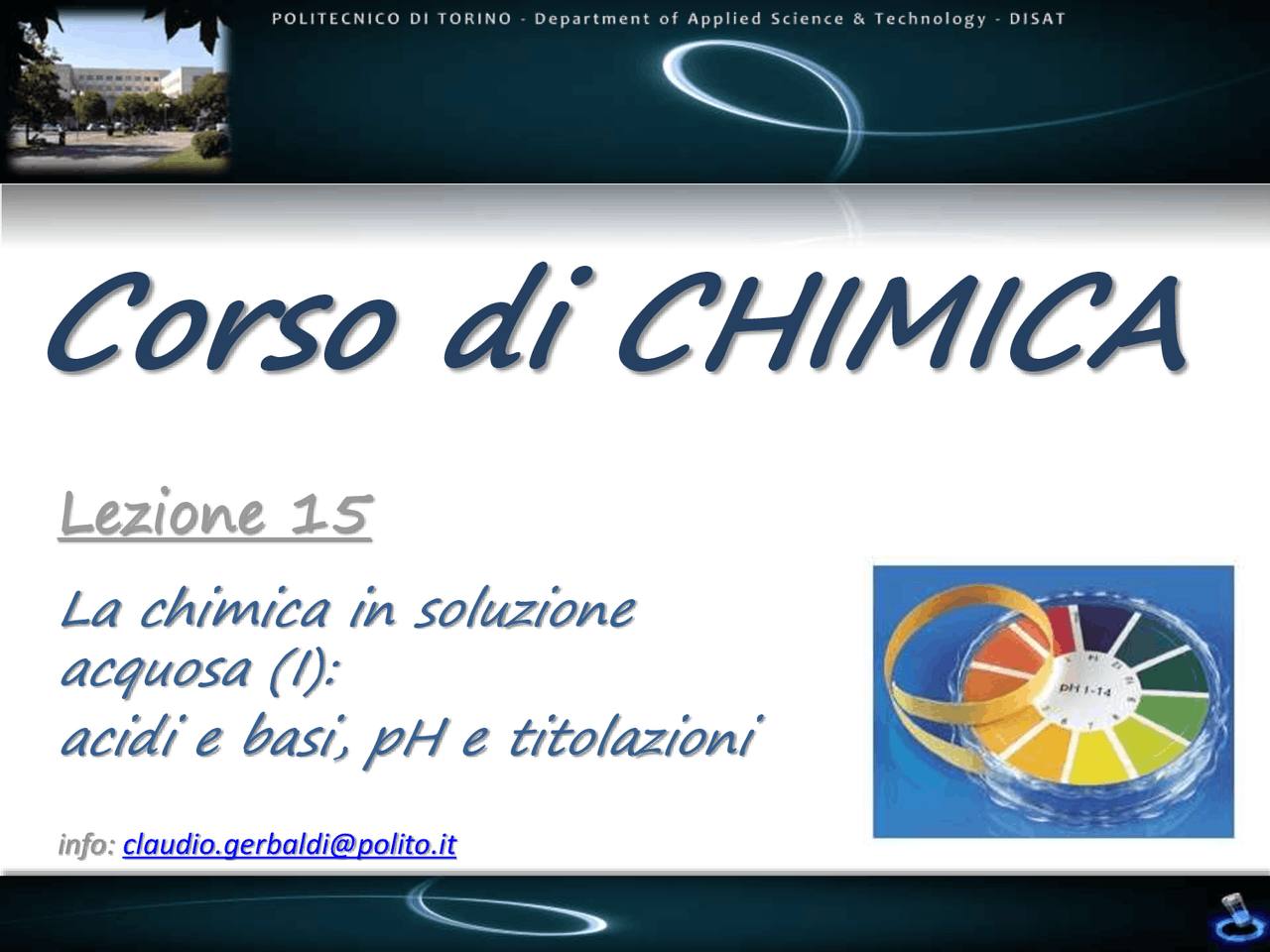 Acidi E Basi Ph E Titolazioni Docsity