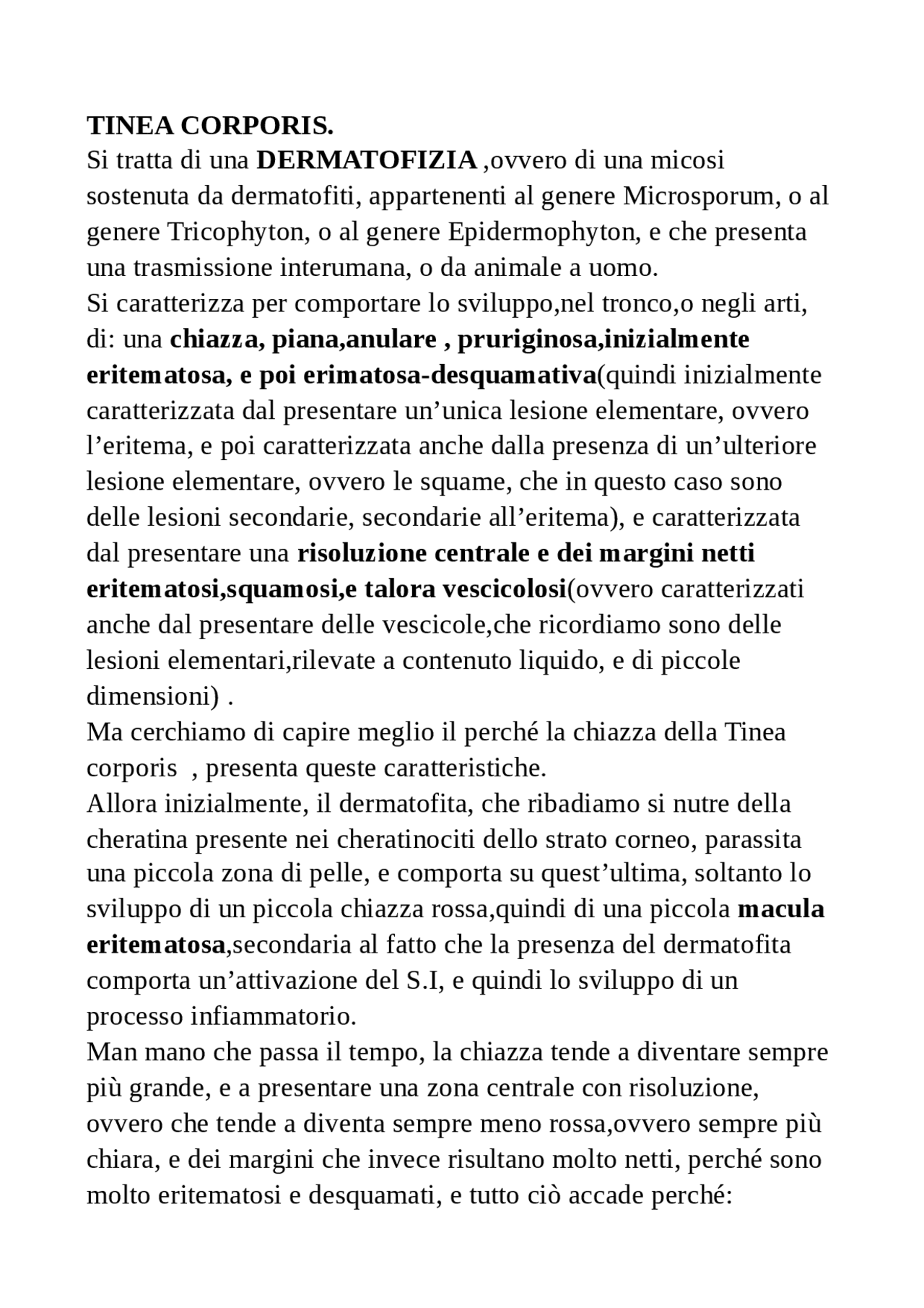 Tinea Corporis Micosi Docsity