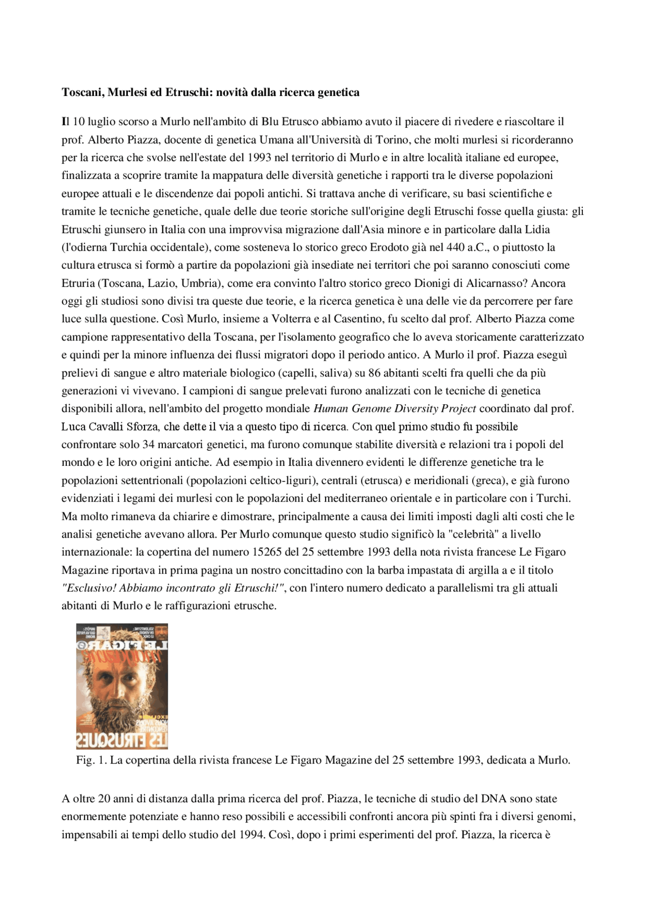 L Origine Degli Etruschi Docsity