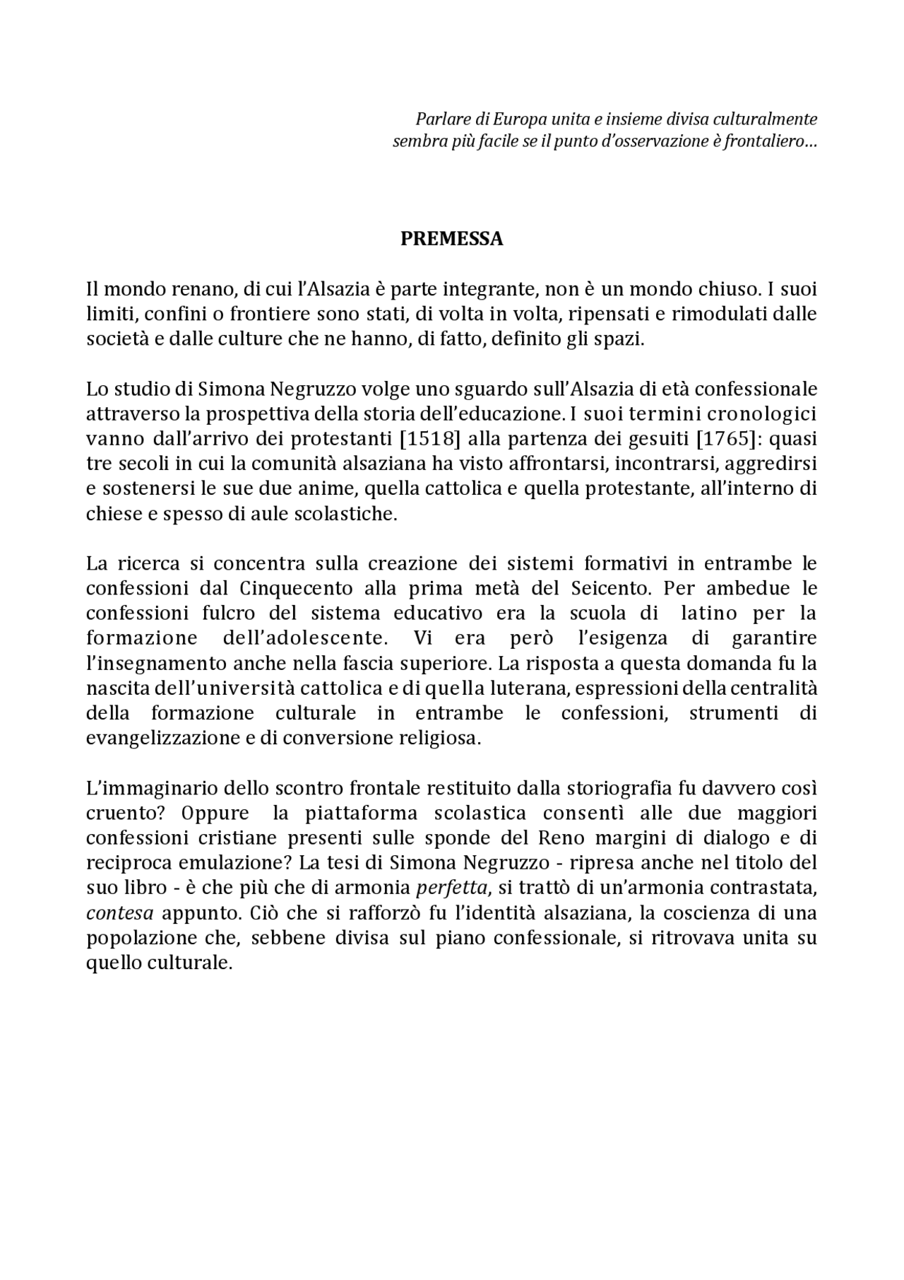 Larmonia Contesa Simona Negruzzo Docsity