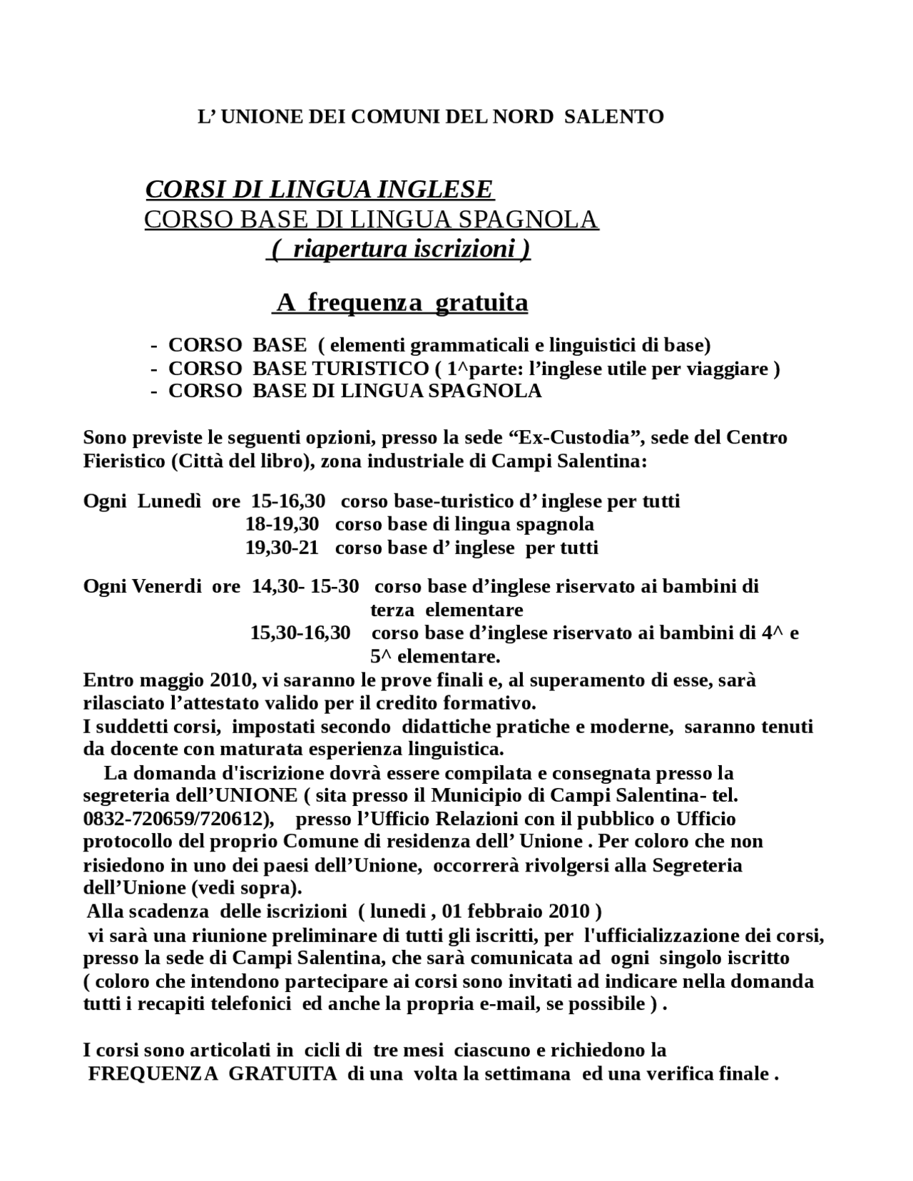 Informazioni Per Lapprendimento Della Lingua Inglese Guide Progetti