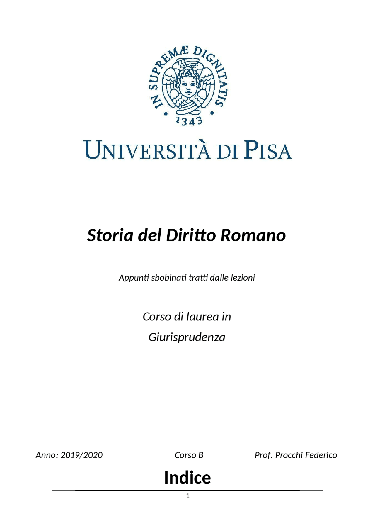 Storia Del Diritto Romano Docsity