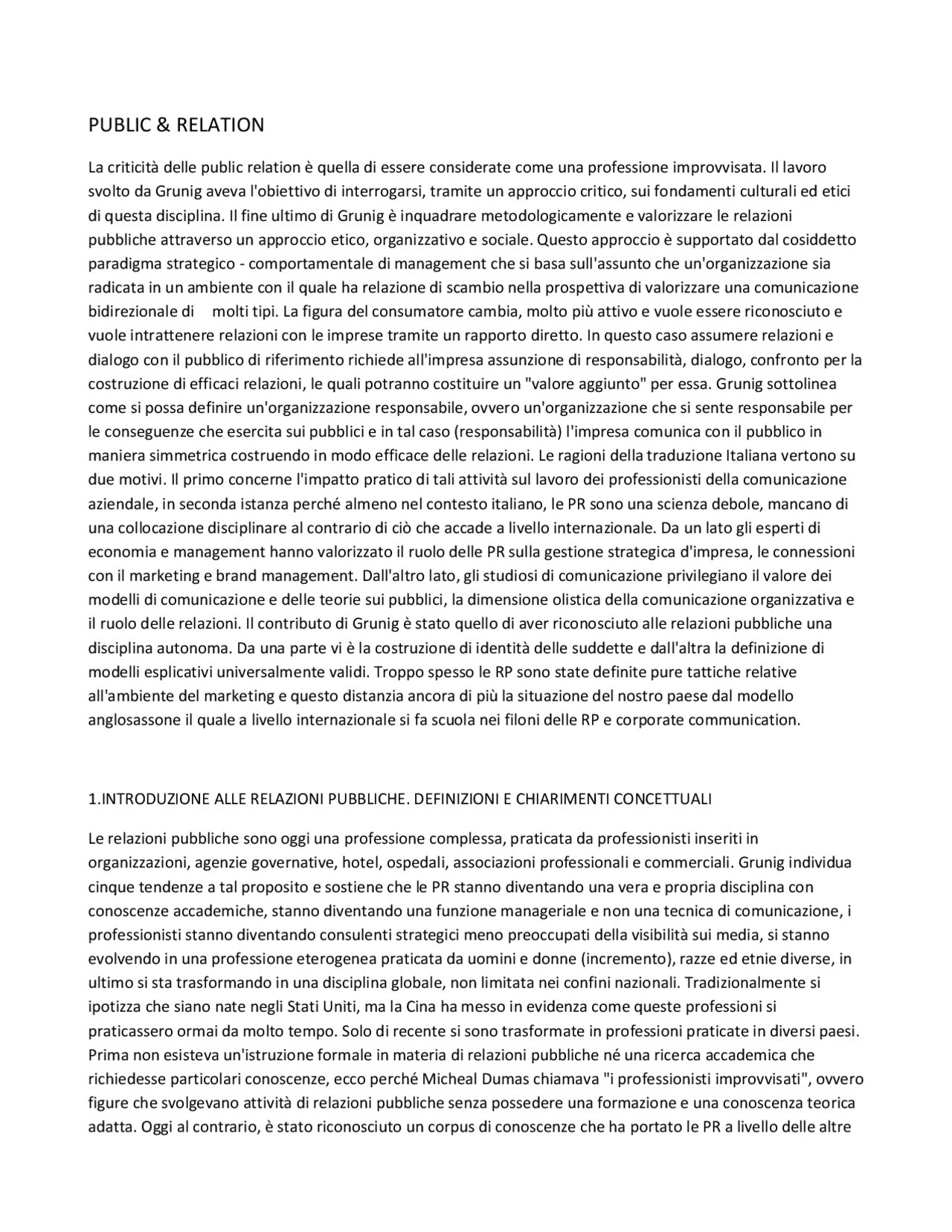 Je Grunig Public And Relations Teorie E Pratiche Delle Relazioni