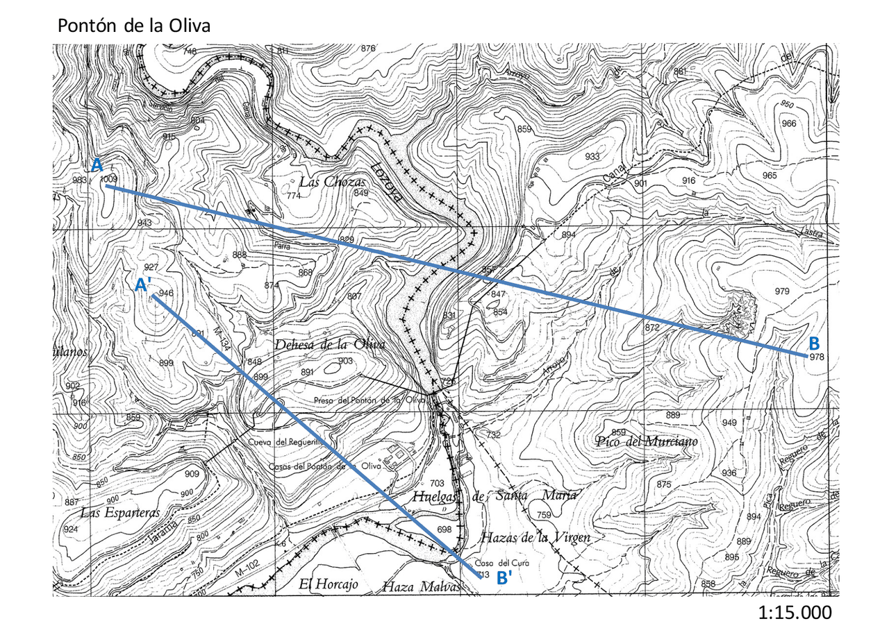 Pontón de la Oliva Mapa - Docsity