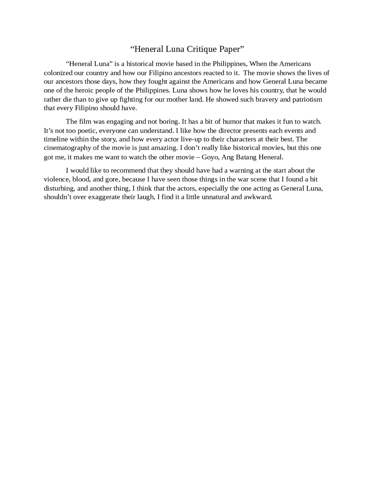 Example Of Critique Paper Introduction What Is A Critique Paper A 