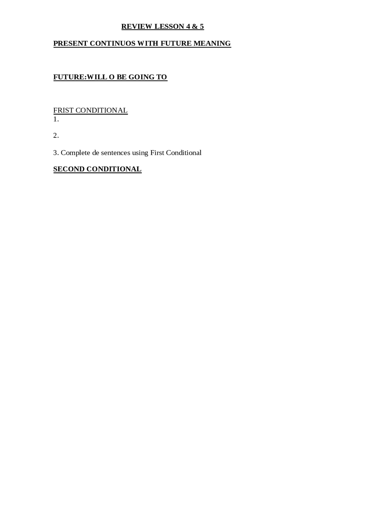 Apuntes De Ingles Para Estudiar Docsity