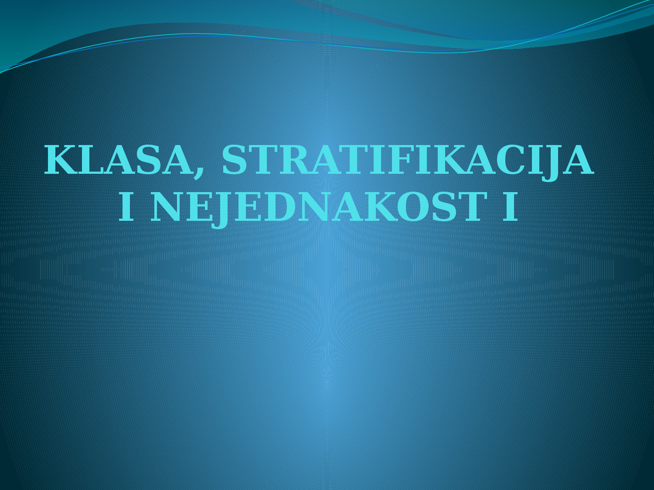 Klasa, stratifikacija i nejednakost: teorije o klasi i stratifikaciji | Skripte' predlog ...